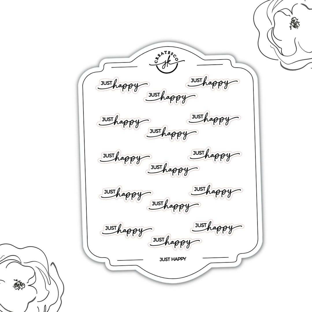 Just Happy || Script – JKcreatesco